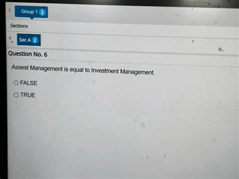 Assest Management Is Equal To Investment Studyx