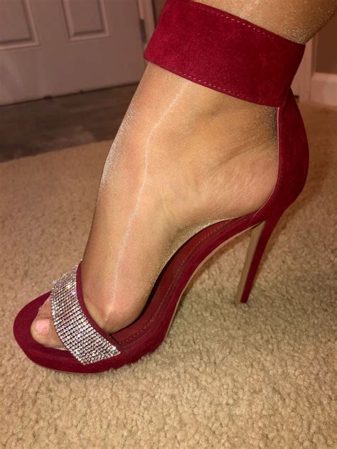Hot Heels Sandals Heels Stockings Heels Red Stiletto Heels