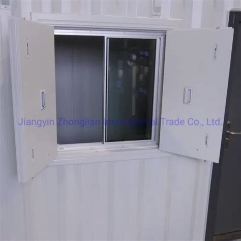 Waterproof Shipping Container Window Swing Shutter Steel Window Shutter Shipping Container And