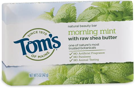 Toms Of Maine Natural Beauty Bar Soap With Raw Shea Butter