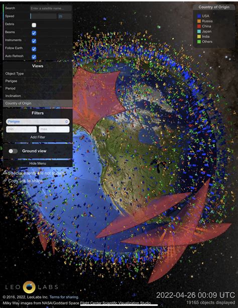 Check Out This Free Leo Satellite Visualization Tool New Space Economy