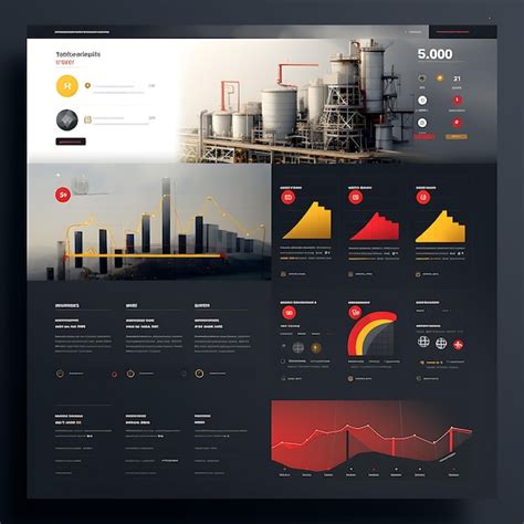 Premium Photo Web Dashboard Manufacturing Analytics Production