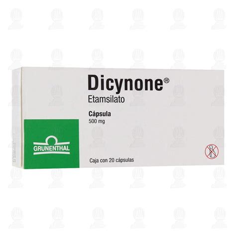 Dicynone 500 Mg 20 Cápsulas
