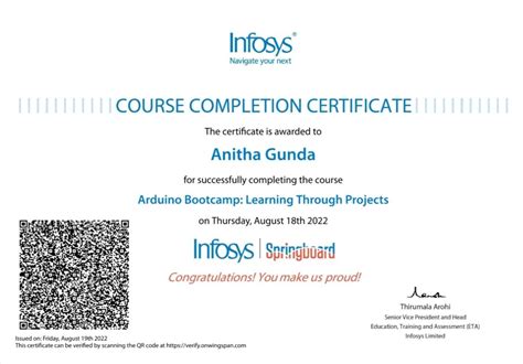 gunda anitha on linkedin arduino bootcamp learning through projects