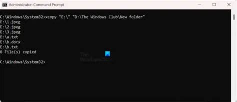 How To Copy Files Using Command Prompt In Windows 11