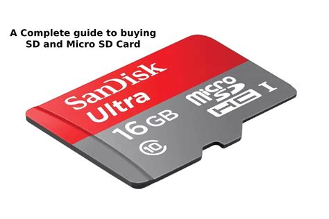 A Complete Guide To Buying SD And Micro SD Card