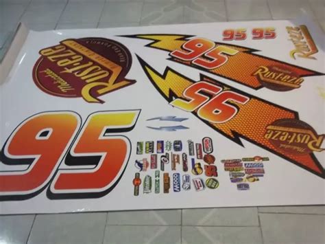 Kit Calcomanias Rayo Mcqueen Cars Stickers Mercadolibre