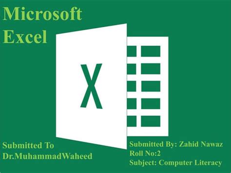 Basic Excel Ppt Presentationpptx