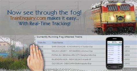 Trainenquiry Adds Real Time Fog Related Train Delays Trak In