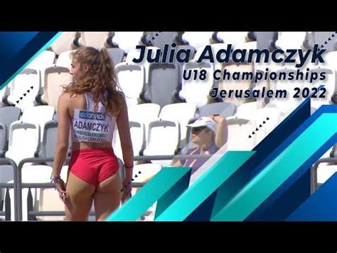 SeeDescription Julia Adamczyk Women S Long Jump Final European Athletics U Championships In