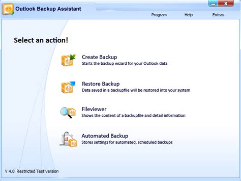 Outlook Backup Assistant Free Download Software Reviews Downloads News Free Trials