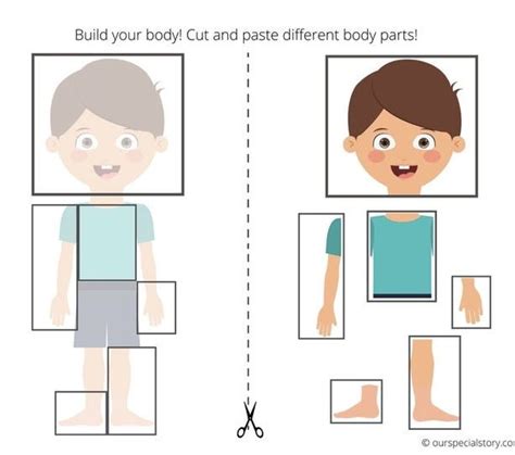 Pin De Khomzah Hasanah En Puzzles Partes Del Cuerpo Preescolar