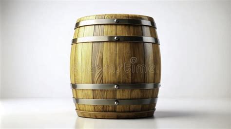 Highquality 3d Wooden Barrel Model Gameready Asset With Realistic Wood