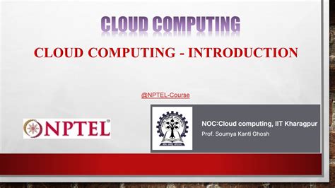 CLOUD COMPUTING - INTRODUCTION - YouTube