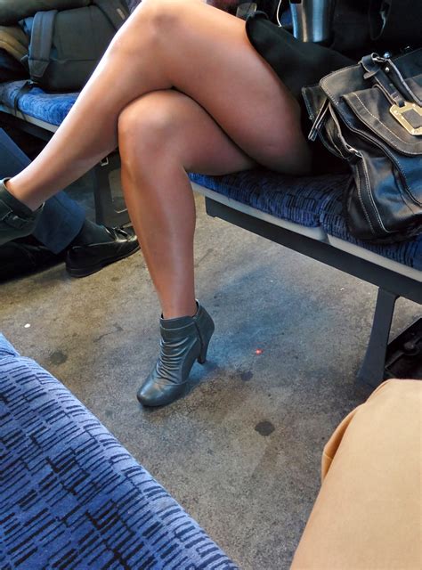 Short Skirt Slut On The Train Showing Off Porn Pictures Xxx Photos