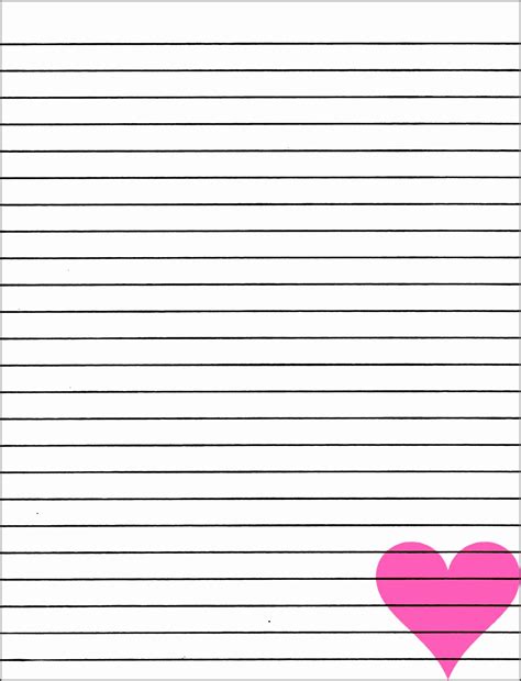 Printable Lined Handwriting Paper