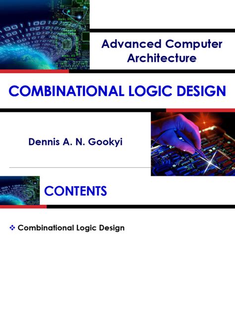 Advanced Computer Architecture Combinational Logic Design Pdf