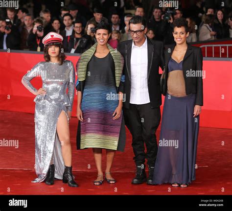 From L To R Rii Sen Tinu Verghis Qaushiq Q Mukherjee And Roxanne Hauzer Arrive On The Red