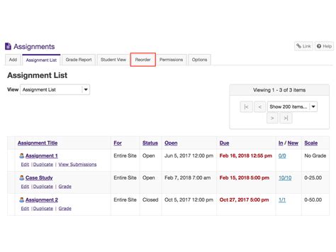Edit Assignments Owl Help Western University