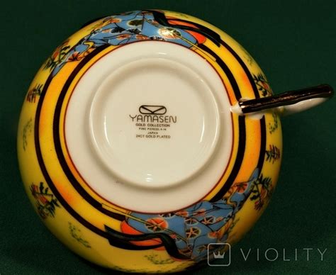 Чайная пара фарфор Япония Yamasen Gold collection (110122638) - купити ...