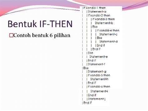 Algoritma Pemrograman Chapter 6 Struktur Pemilihan Febryanti Sthevanie