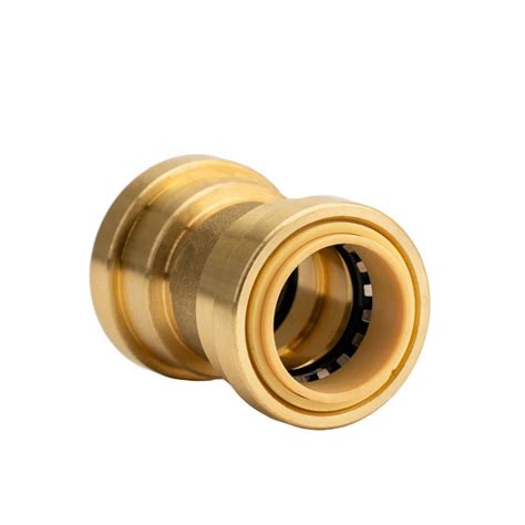 Quickfitting 1 In Push To Connect Brass Coupling Fitting Lf831r The