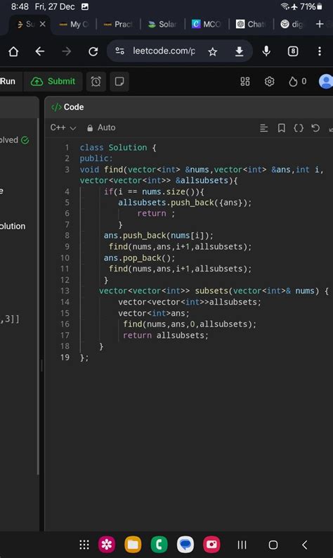 Leetcode Problemsolving Recursion Backtracking Codingchallenge