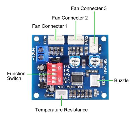 DC12V PWM DC Fan Speed Controller Variable Speed