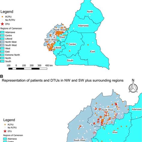 Geospatial Distribution Of Tuberculosis Dtus And Patients Diagnosed In Download Scientific