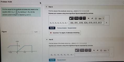 Solved Problem Part A Find The Values For The Chegg