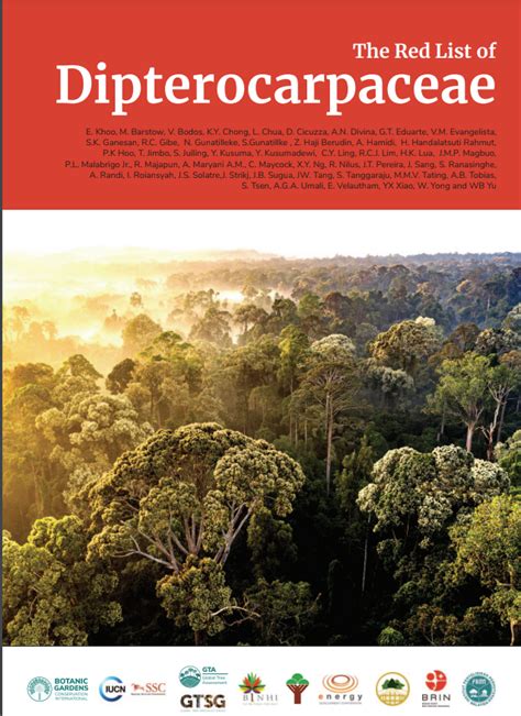The Red List Of Dipterocarpaceae Published After Global Assessment