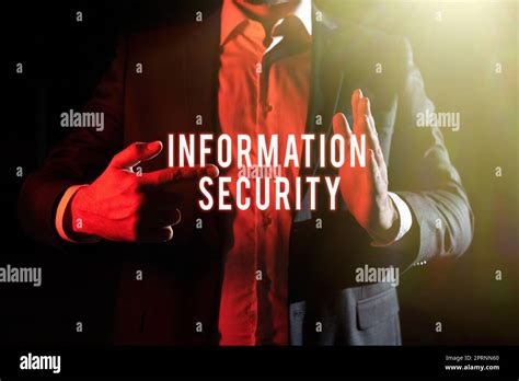 inspiration showing sign information security word written on infosec