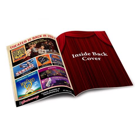Inside Back Cover Winter 202526 Gateway Playhouse Playbill Advertising Bellport Long