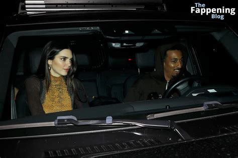Kendall Jenner Flaunts Her Sexy Figure In A Clinging Dress At Giorgio Baldi In Santa Monica