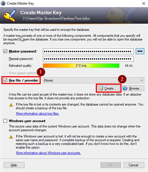 using keepass part 1 setting up a password database technology gate