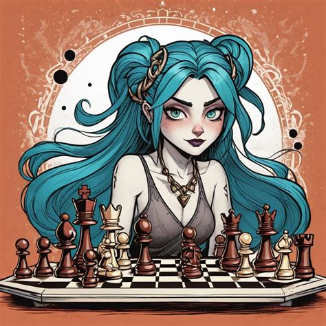 Jinx Arcane Chess Scene Stable Diffusion Online