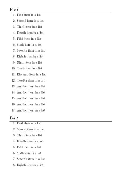 sectioning how to avoid breaks before sections enumeration tex