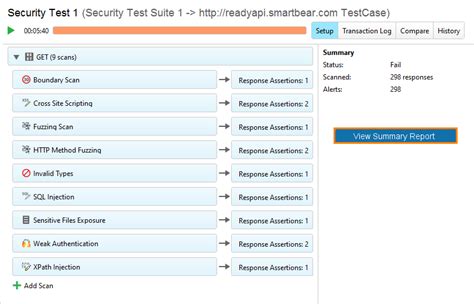 Security Issues Report Readyapi Documentation