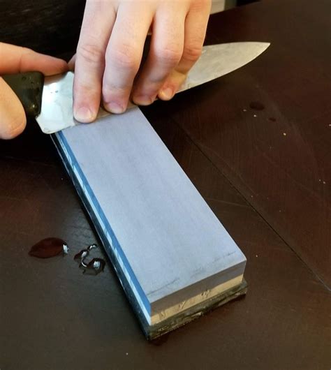 Sharpening A Knife With A Whetstone At Patrick Bautista Blog