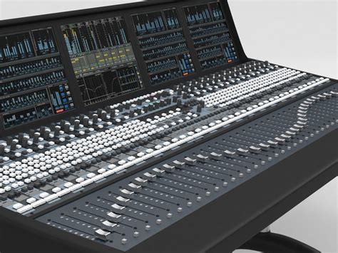 Solid State Logic Ssl C10 Hd Digital Broadcast Console 3d Model Cgtrader