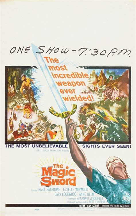 The Magic Sword 1962 Gallery Posters Čsfdcz