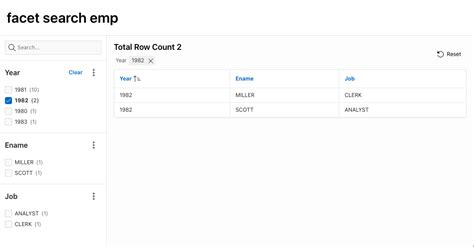 Trying To Create A Filter Based On Year In A Faceted Search In Apex