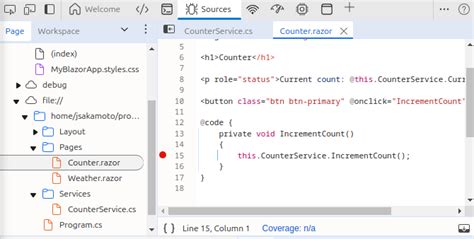 blazor webassembly アプリをブラウザの開発者ツールでデバッグする方法のおさらい そして logpoint は使えなかった件 blazor qiita
