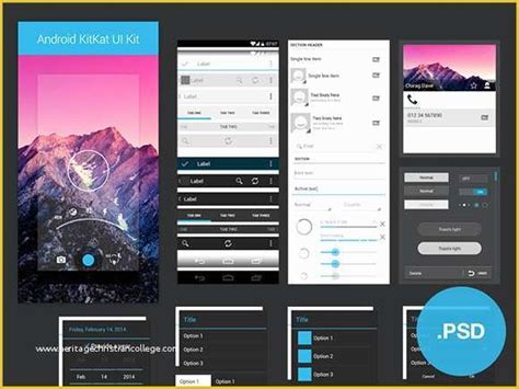 Android App Design Template Free Download Of 35 Gorgeous Free App