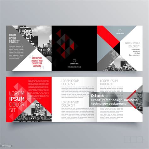 Broschyr Design Broschyr Mall Kreativ Trifold Trend Broschyr