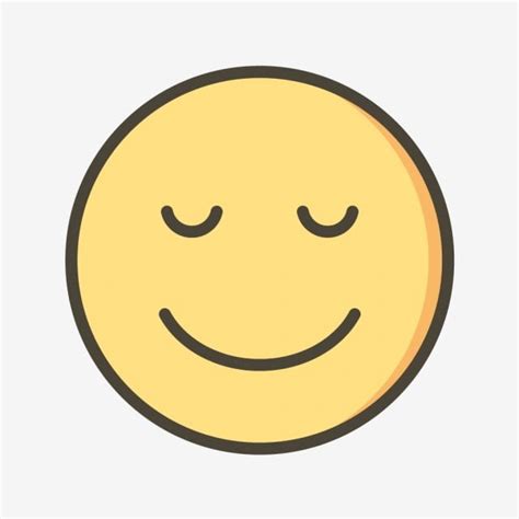 Vector Calm Emoji Icon Emoji Icons Calm Emoji Png And Vector With
