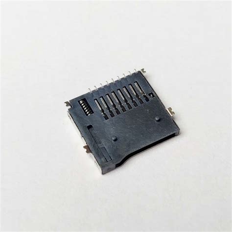 Sd Card Socket Micro Sd Card Holder Smd Push Type 9 Pin Quartzcomponents