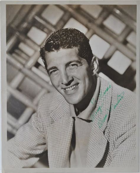 Dean Martin Signed Photo Memories Are Made Of This Thats Amore