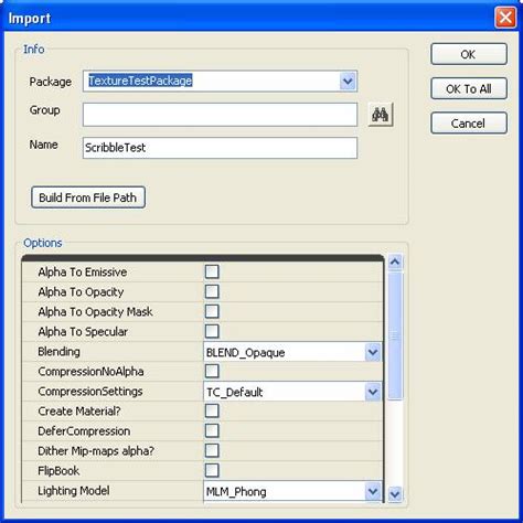 Learning Unreal Engine 3 Ue3 Editor Importing Textures