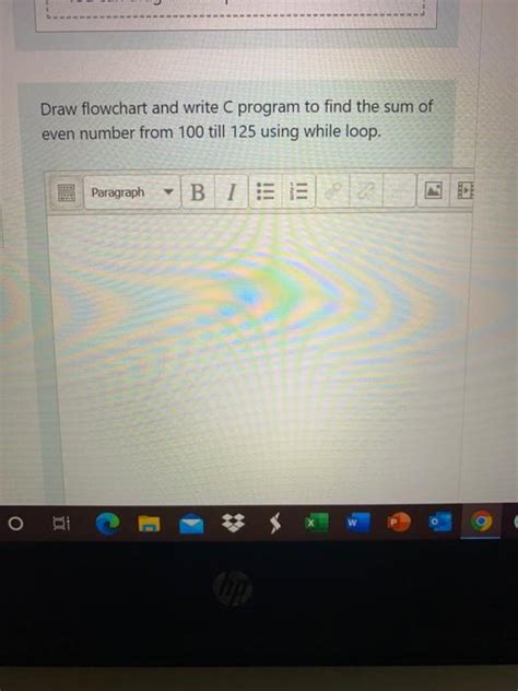 Solved Draw Flowchart And Write C Program To Find The Sum Of
